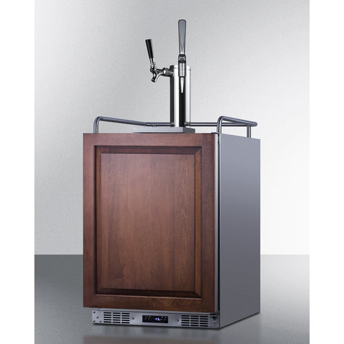 Summit 24" Wide Built-In Cold Brew/Nitro Coffee Kegerator (Panel Not I ...