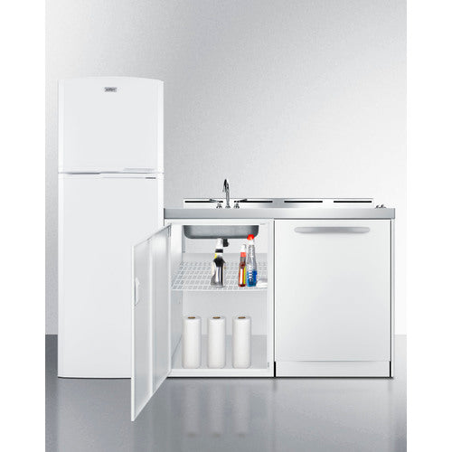 Summit 71" Wide All-In-One Kitchenette with Dishwasher ACKDW72 — Castle ...