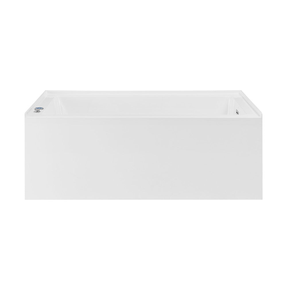 Swiss Madison Avancer 60" x 36" Right-Hand Drain Rectangular Alcove Wh ...