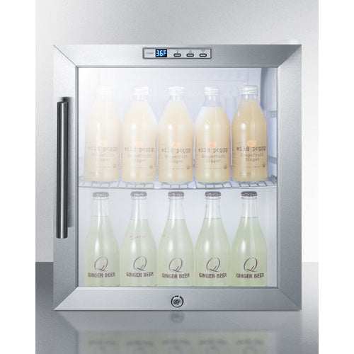 Summit Compact Beverage Center SCR215LCSS — Castle & Cabana