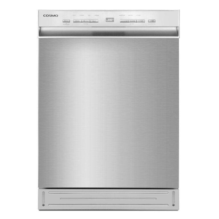 Cosmo 24" Front Control Tall Tub Stainless Steel Dishwasher COS-DWD24F ...