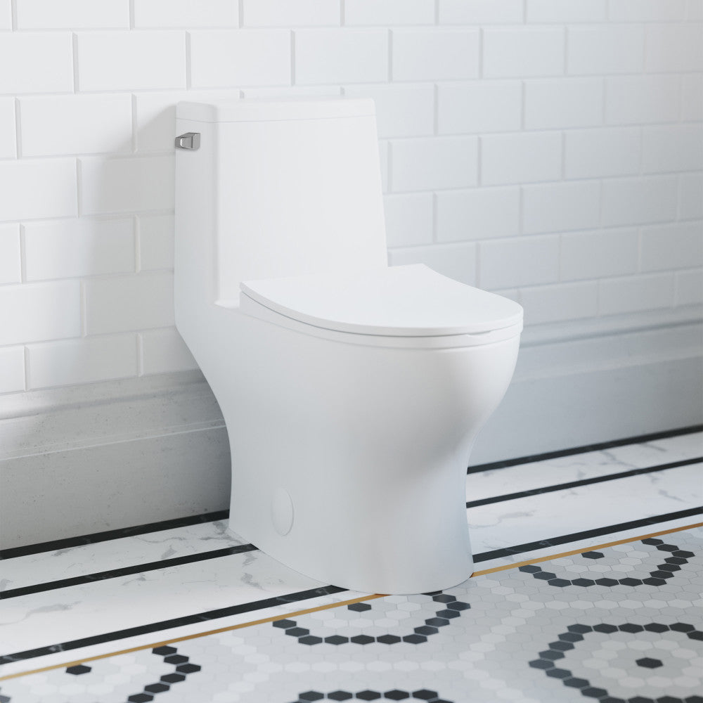 Swiss Madison Ivy One-Piece Toilet Left Side Flush 1.28 gpf - SM-1T283 ...