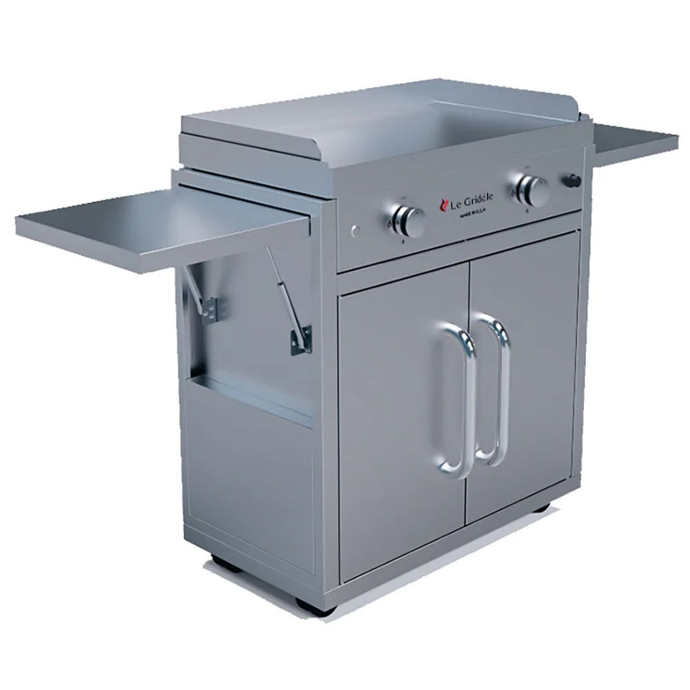 Le Griddle Ranch Hand Freestanding Dual Fuel Gas Griddle GFE75-GFCART7 ...
