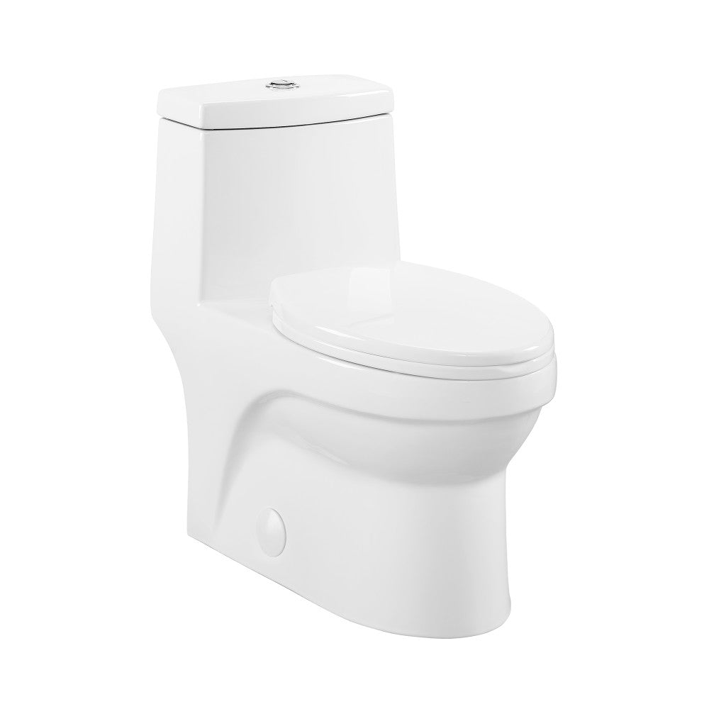 Swiss Madison Virage One Piece Elongated Toilet with Touchless Retrofi ...